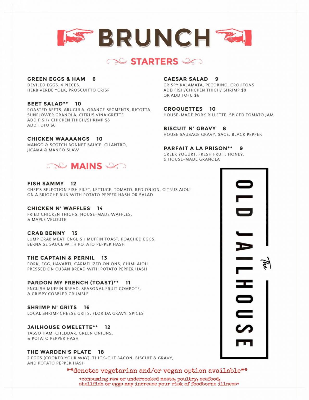 The Old Jailhouse Restaurant Re-Opens, New Team, New Food & Drink Menu ...