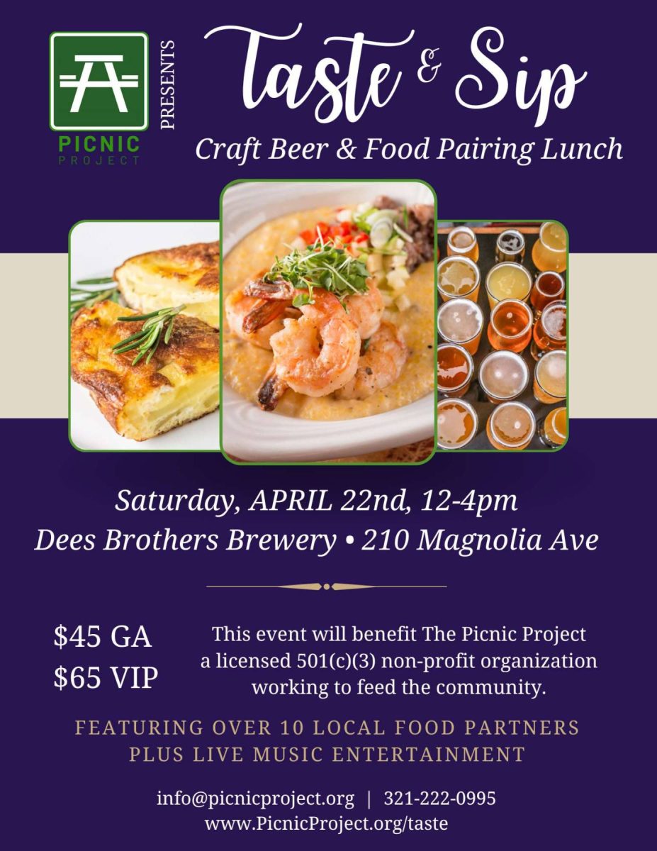 Nonprofit The Picnic Project Presents Taste & Sip: Craft Beer & Food ...